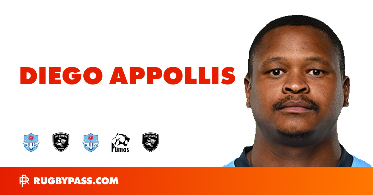 Diego Appollis Rugby Bio | News, Stats, Age, Height & Team | RugbyPass