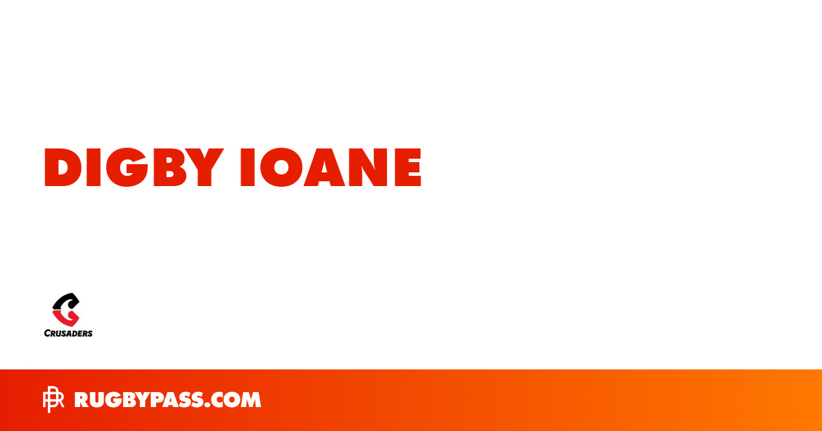 Digby Ioane Rugby Bio | News, Stats, Age, Height & Team | RugbyPass