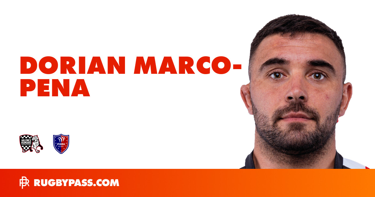 Dorian Marco-Pena Rugby Bio | News, Stats, Age, Height & Team | RugbyPass