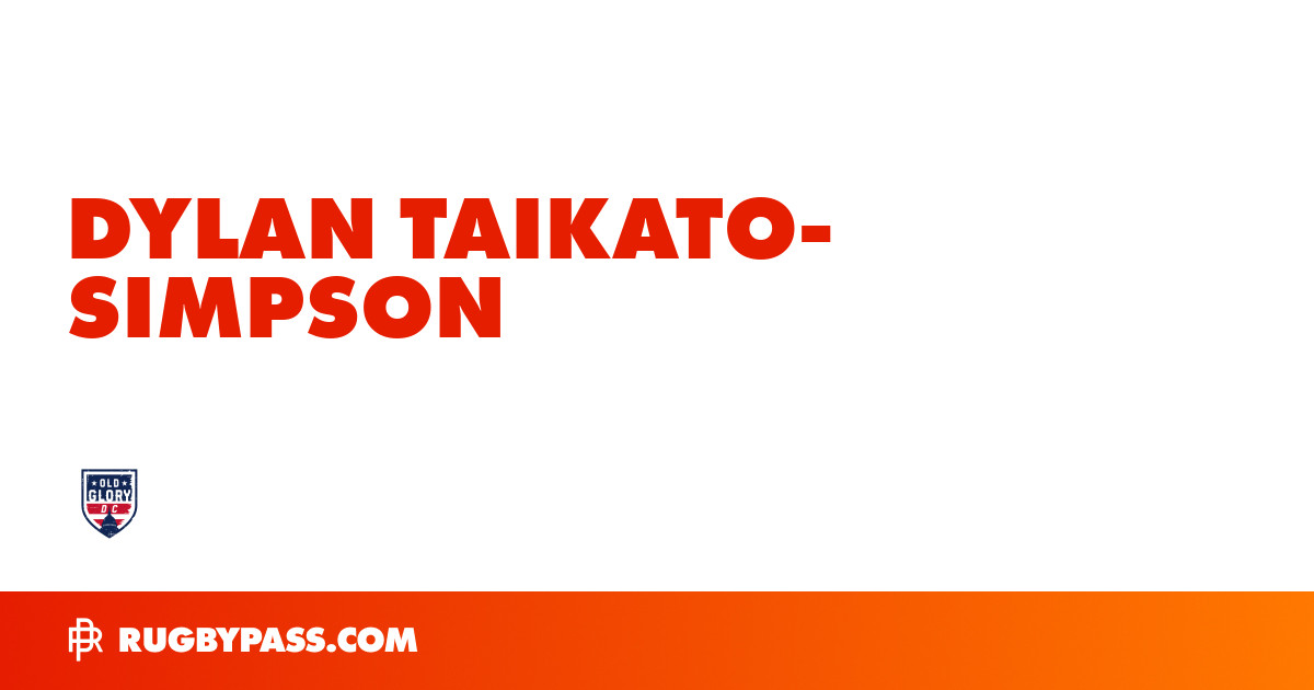 Dylan Taikato-Simpson Rugby | Dylan Taikato-Simpson News, Stats & Team ...