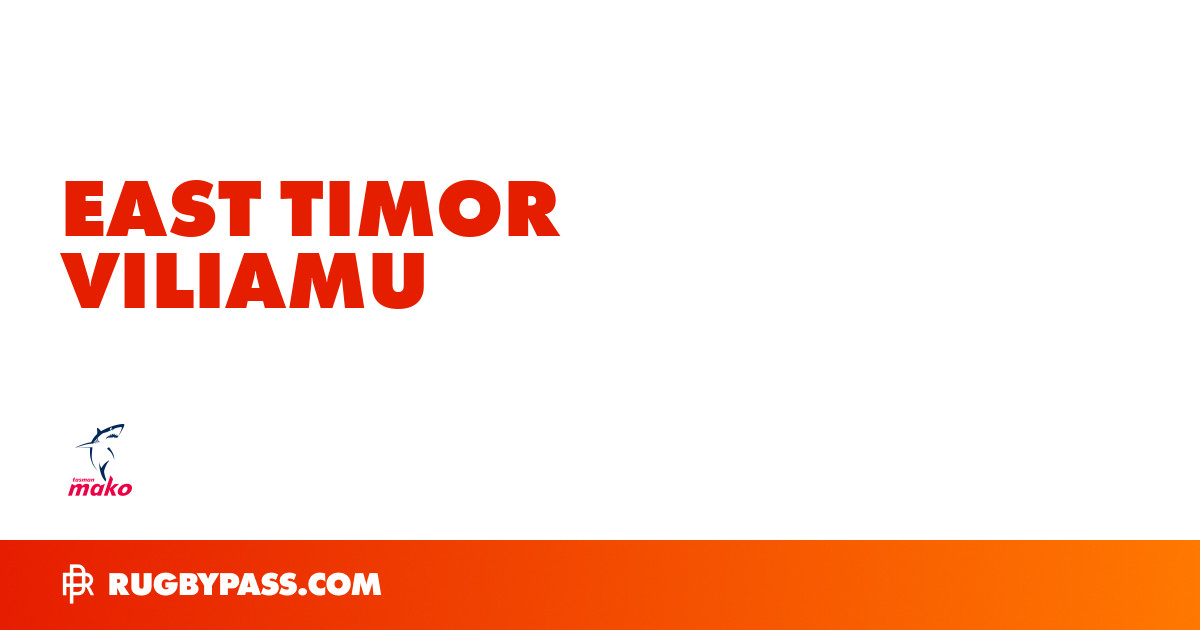 East Timor Viliamu Rugby Bio | News, Stats, Age, Height & Team | RugbyPass