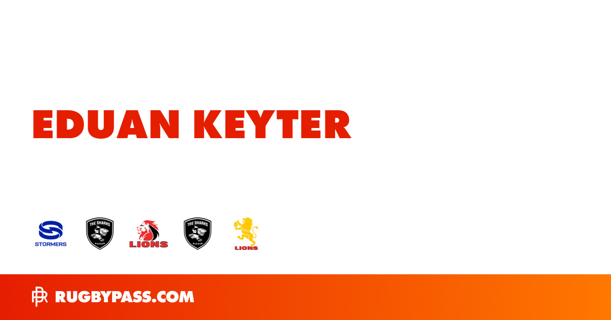 Eduan Keyter Rugby Bio | News, Stats, Age, Height & Team | RugbyPass