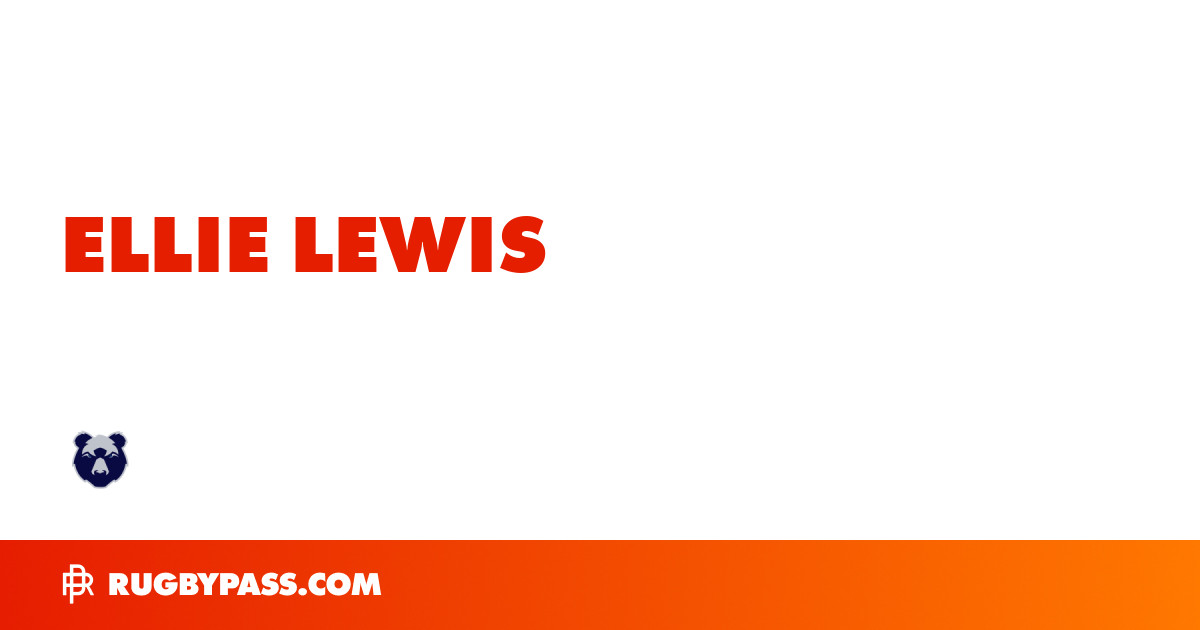 Ellie Lewis Rugby Bio | News, Stats, Age, Height & Team | RugbyPass