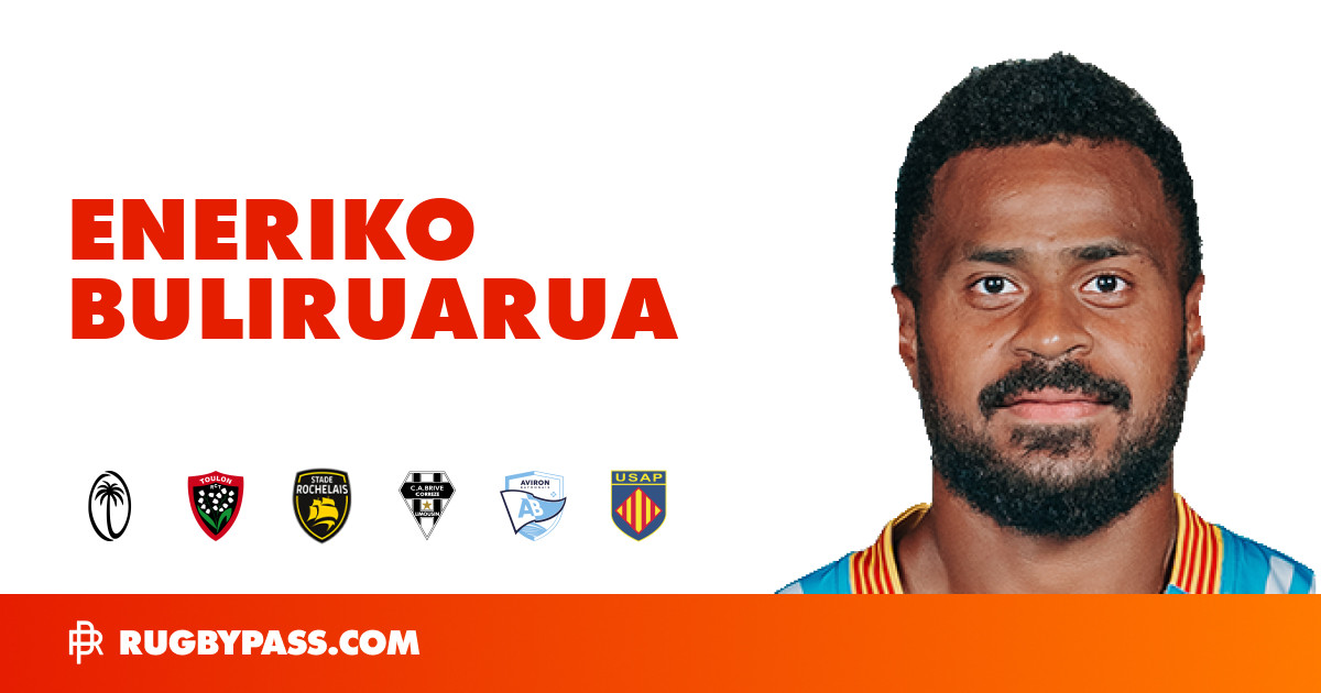 Eneriko Buliruarua Rugby Bio | News, Stats, Age, Height & Team | RugbyPass