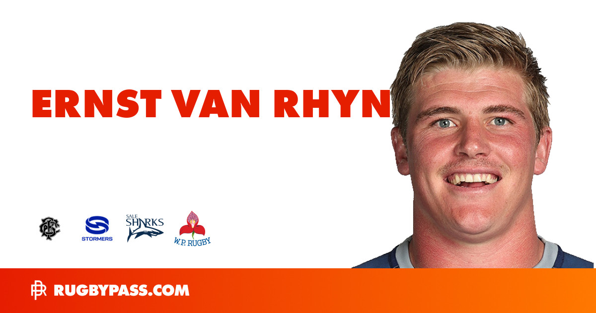 Ernst van Rhyn Rugby Bio | News, Stats, Age, Height & Team | RugbyPass