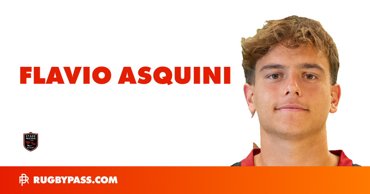 Flavio Asquini Rugby Bio | News, Stats, Age, Height & Team | RugbyPass
