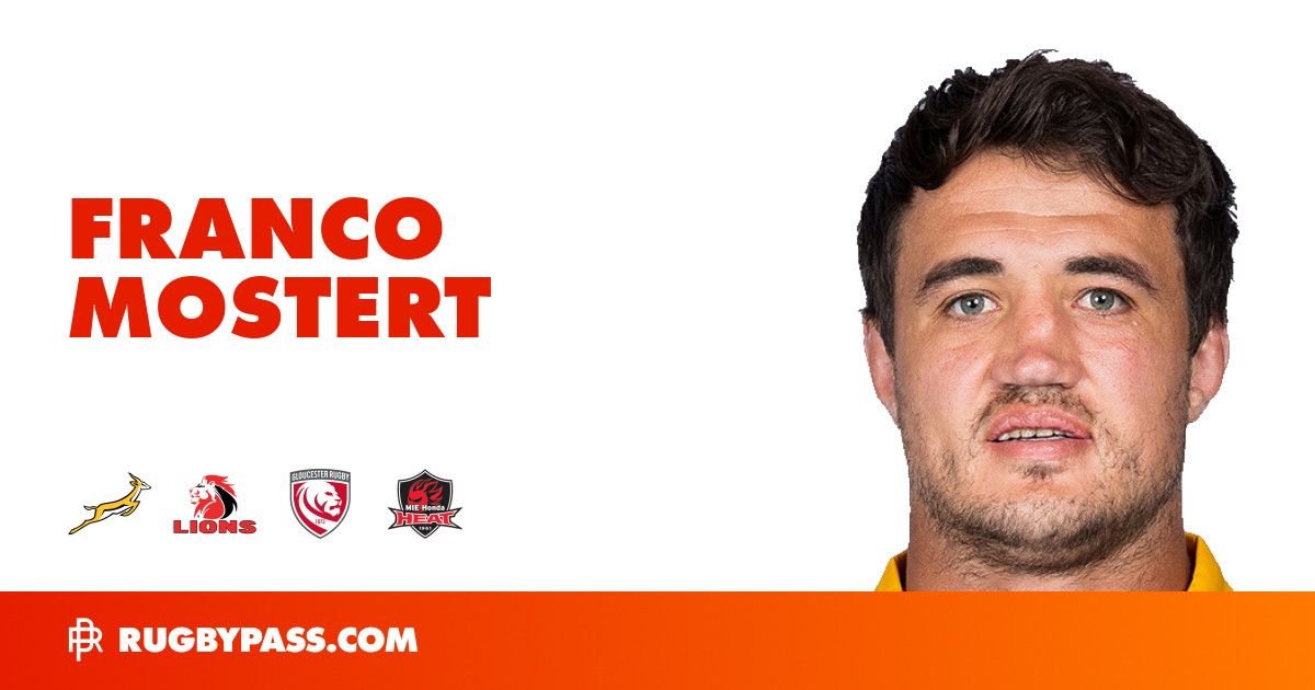 Franco Mostert Rugby Bio | News, Stats, Age, Height & Team | RugbyPass