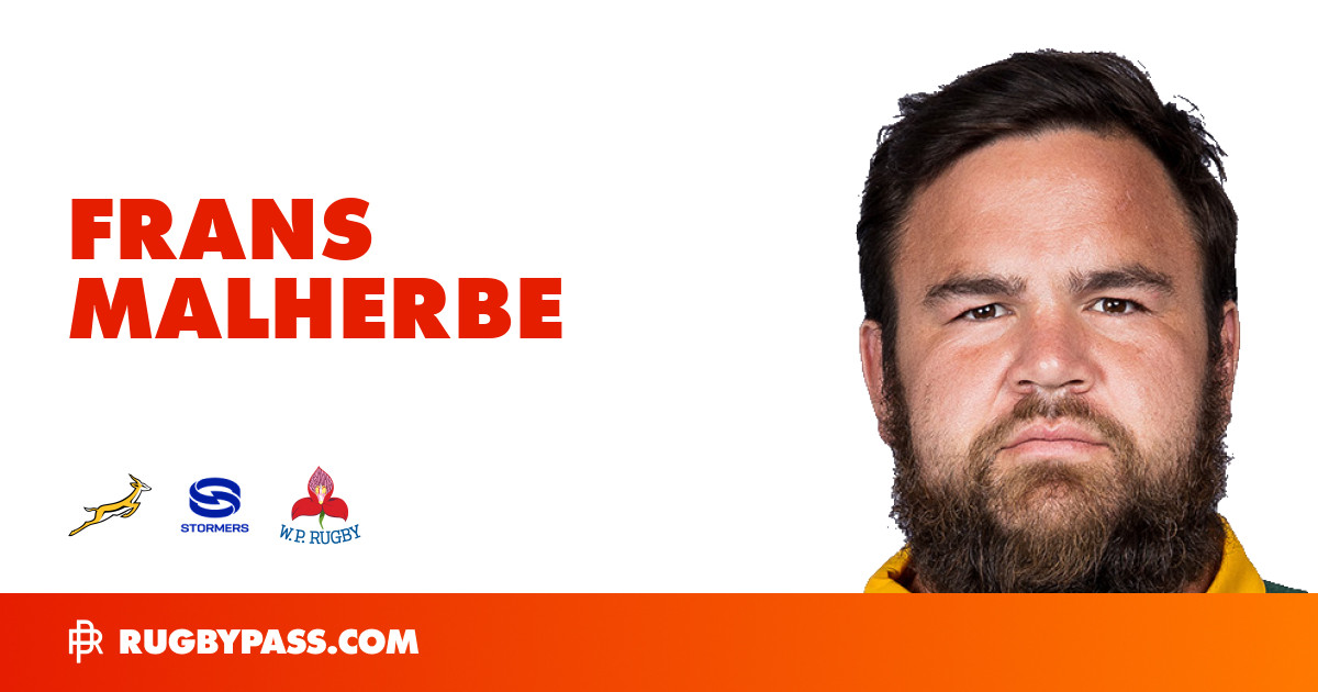 Frans Malherbe Rugby Bio | News, Stats, Age, Height & Team | RugbyPass