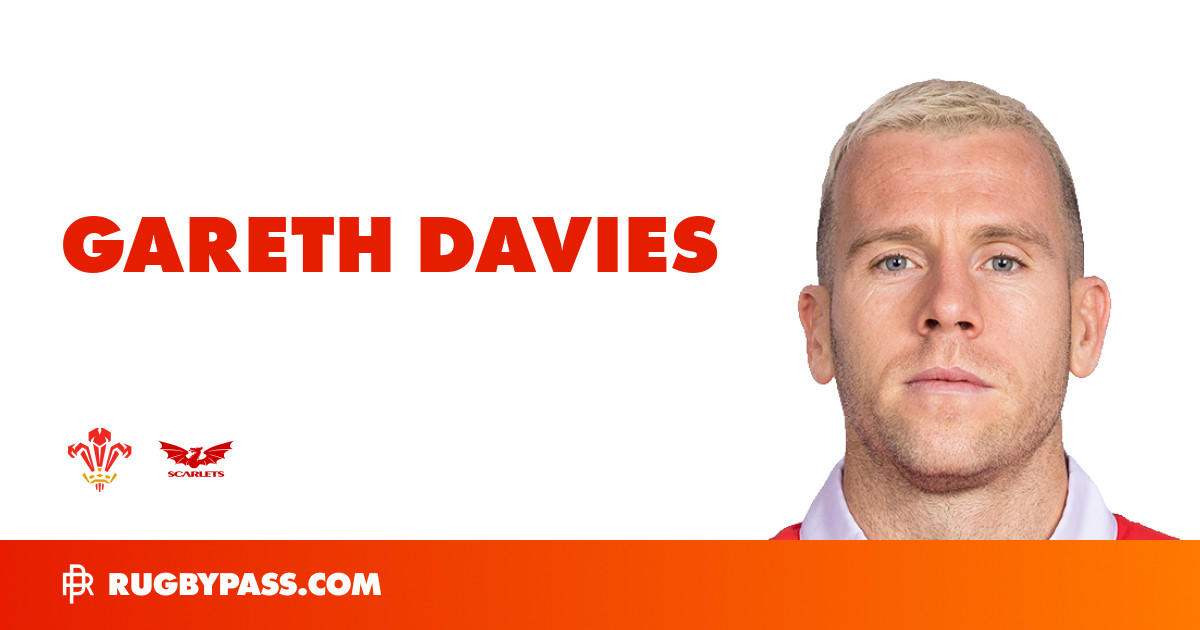 Gareth Davies Rugby Bio | News, Stats, Age, Height & Team | RugbyPass