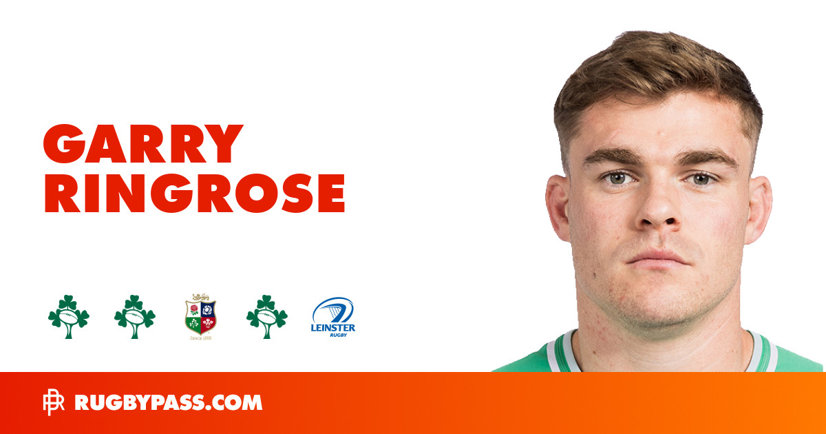 Garry Ringrose Rugby | Garry Ringrose News, Stats & Team | RugbyPass