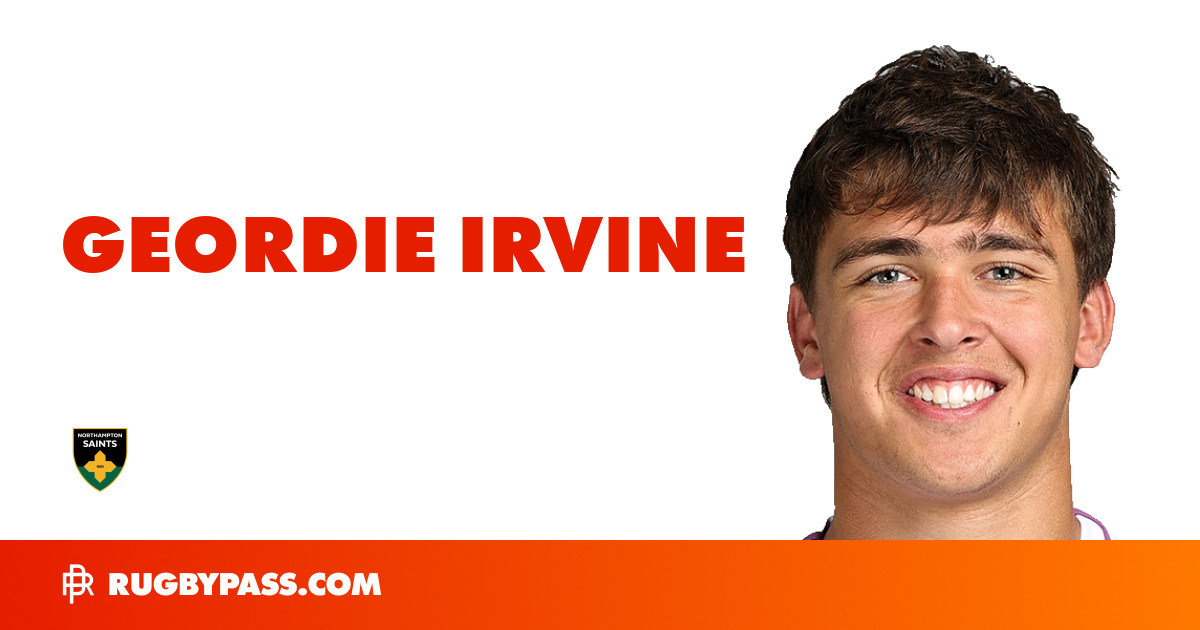 Geordie Irvine Rugby Bio | News, Stats, Age, Height & Team | RugbyPass