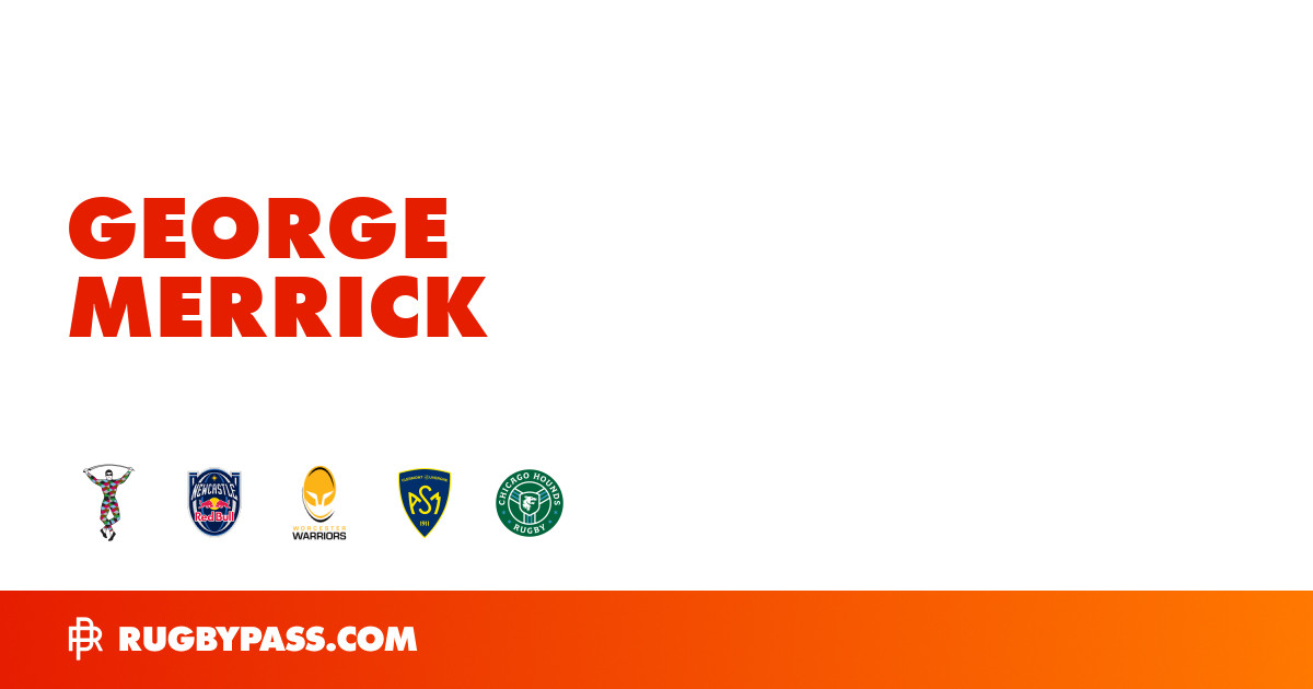 George Merrick Rugby Bio | News, Stats, Age, Height & Team | RugbyPass