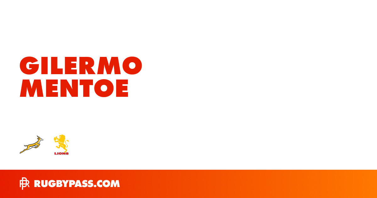 Gilermo Mentoe Rugby Bio | News, Stats, Age, Height & Team | RugbyPass