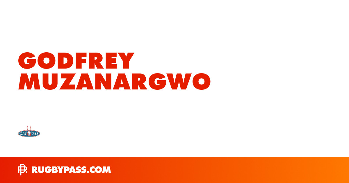 Godfrey Muzanargwo Rugby Bio | News, Stats, Age, Height & Team | RugbyPass