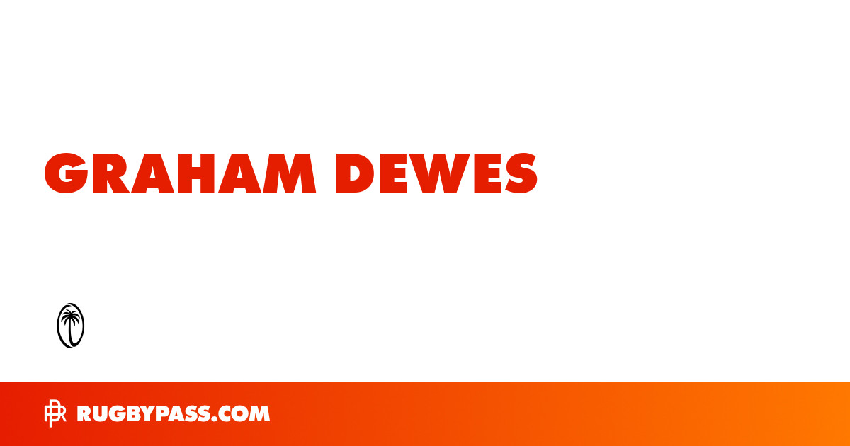 Graham Dewes Rugby Bio | News, Stats, Age, Height & Team | RugbyPass