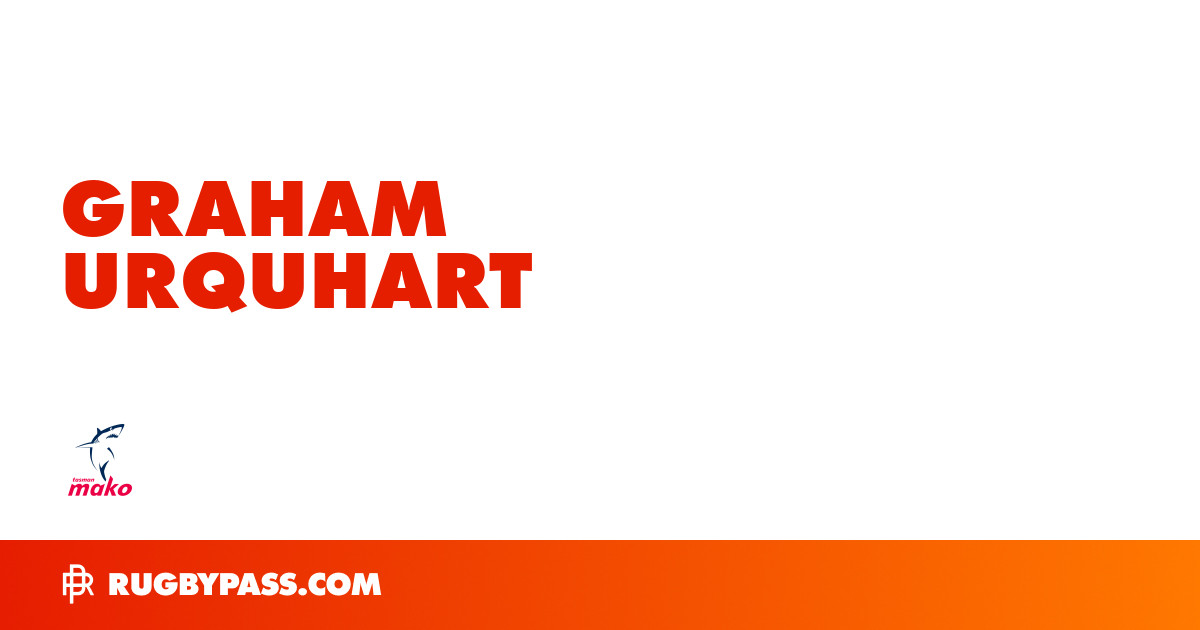 Graham Urquhart Rugby Bio | News, Stats, Age, Height & Team | RugbyPass
