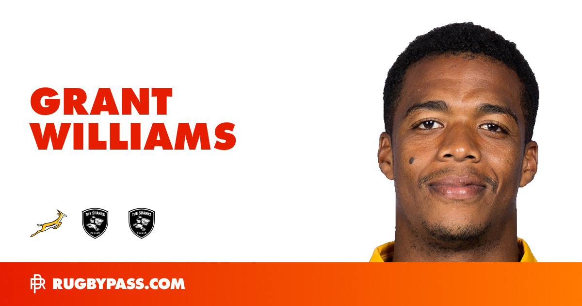 Grant Williams Rugby Bio | News, Stats, Age, Height & Team | RugbyPass