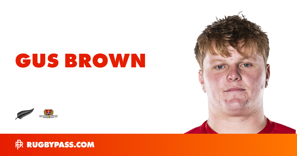 Gus Brown Rugby Bio | News, Stats, Age, Height & Team | RugbyPass
