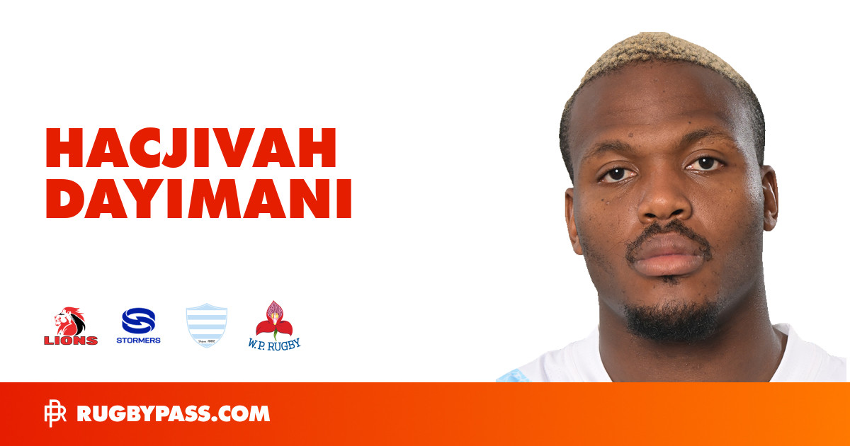 Hacjivah Dayimani Rugby Bio | News, Stats, Age, Height & Team | RugbyPass