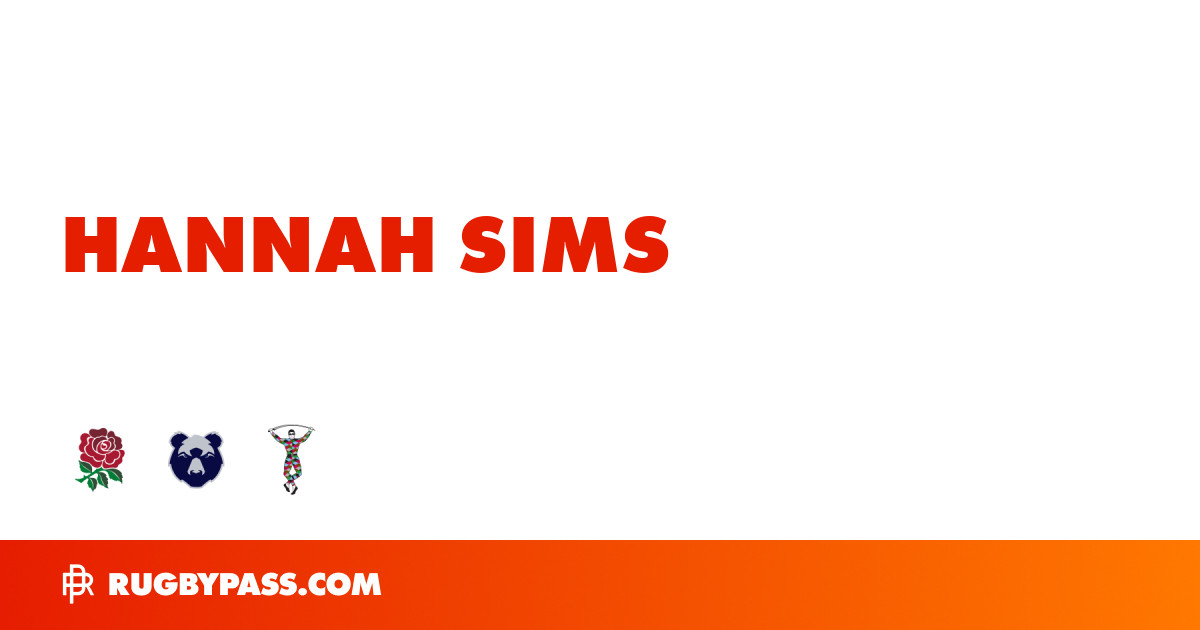 Hannah Sims Rugby Bio | News, Stats, Age, Height & Team | RugbyPass