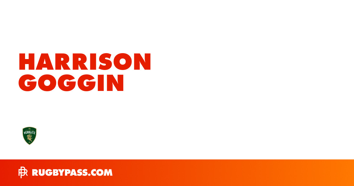Harrison Goggin Rugby Bio | News, Stats, Age, Height & Team | RugbyPass