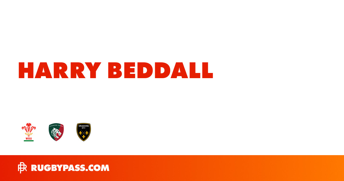 Harry Beddall Rugby Bio | News, Stats, Age, Height & Team | RugbyPass