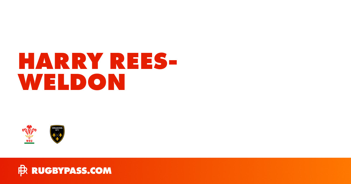 Harry Rees-Weldon Rugby Bio | News, Stats, Age, Height & Team | RugbyPass