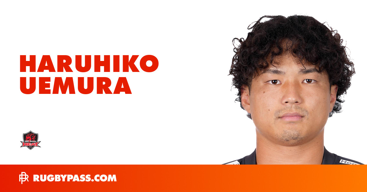 Haruhiko Uemura Rugby Bio | News, Stats, Age, Height & Team | RugbyPass