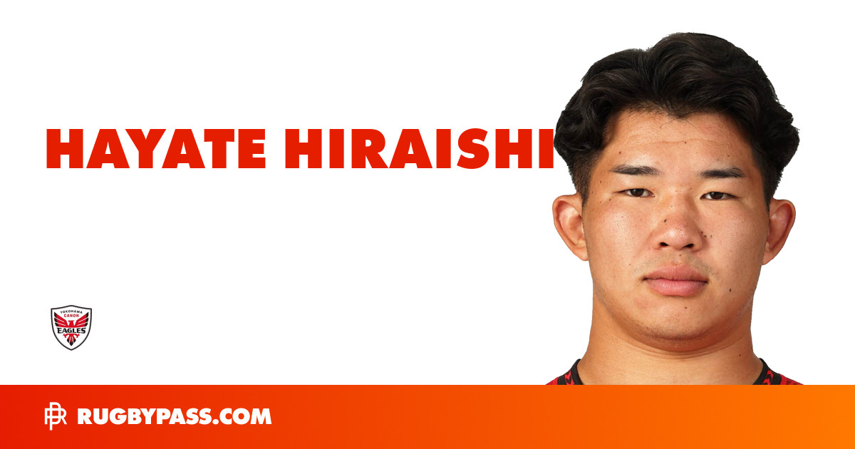 Hayate Hiraishi Rugby Bio | News, Stats, Age, Height & Team | RugbyPass