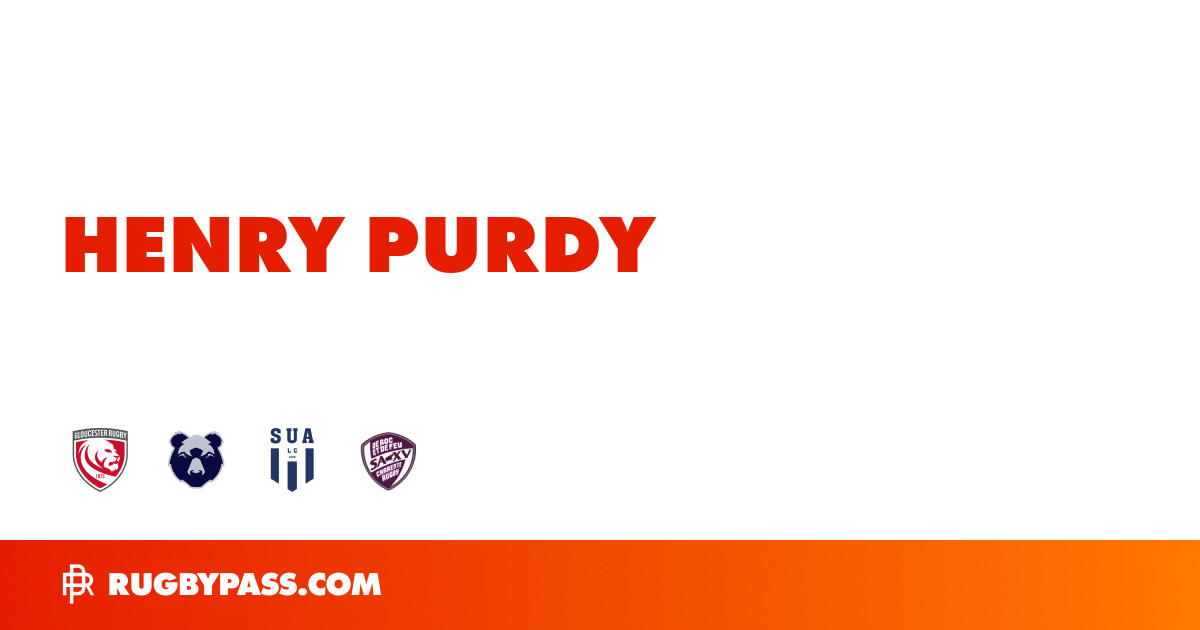 Henry Purdy Rugby Bio | News, Stats, Age, Height & Team | RugbyPass