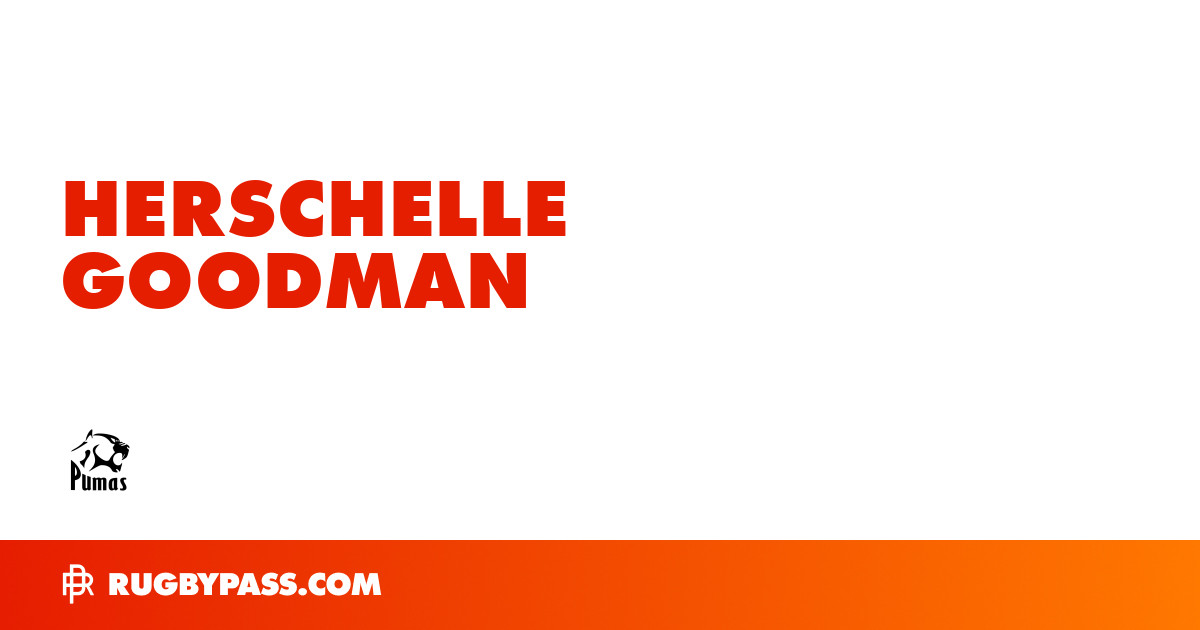 Herschelle Goodman Rugby Bio | News, Stats, Age, Height & Team | RugbyPass