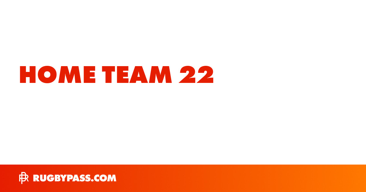 Home Team 22 Rugby Bio | News, Stats, Age, Height & Team | RugbyPass