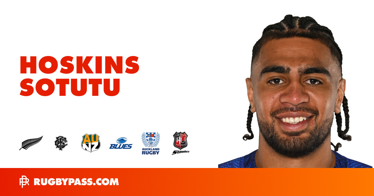 Hoskins Sotutu Rugby Bio | News, Stats, Age, Height & Team | RugbyPass