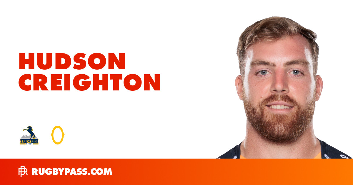 Hudson Creighton Rugby Bio | News, Stats, Age, Height & Team | RugbyPass