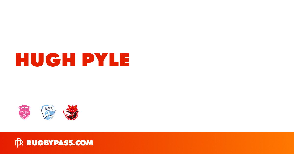 Hugh Pyle Rugby Bio | News, Stats, Age, Height & Team | RugbyPass