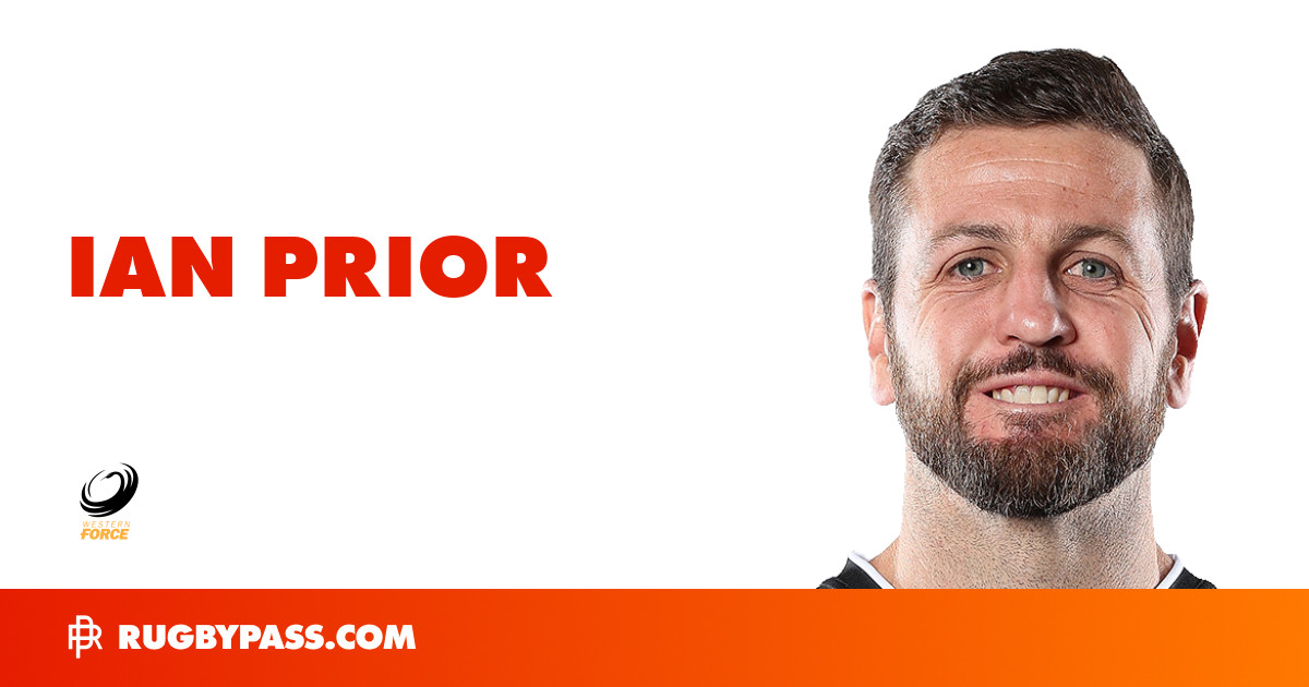 Ian Prior Rugby Bio | News, Stats, Age, Height & Team | RugbyPass