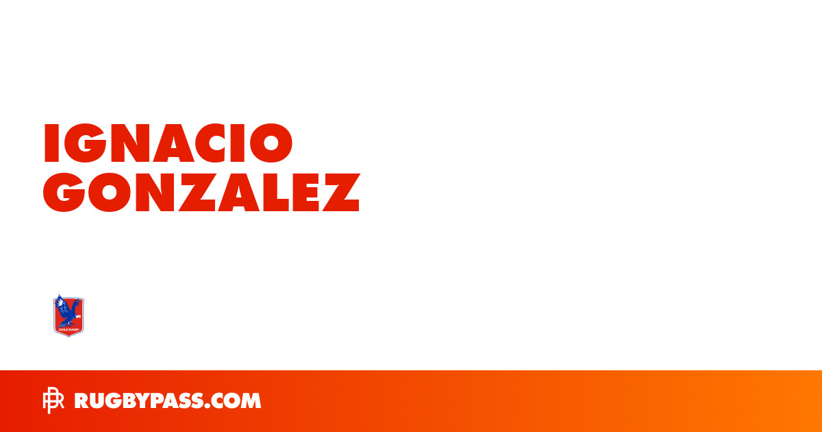 Ignacio Gonzalez Rugby Bio | News, Stats, Age, Height & Team | RugbyPass