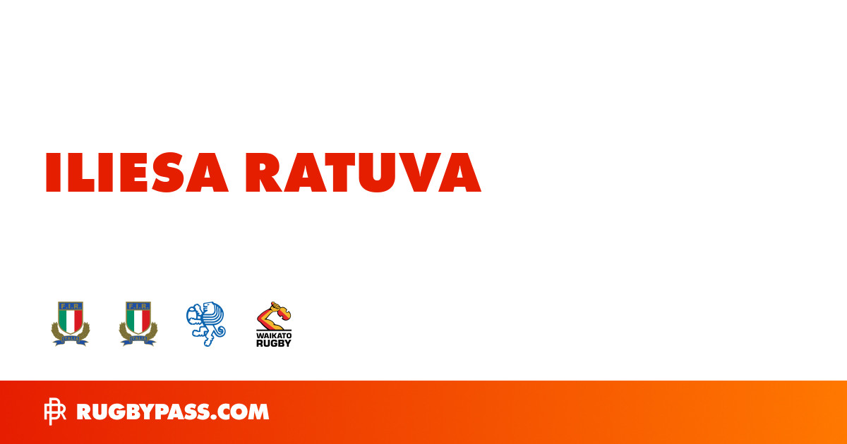 Iliesa Ratuva Rugby Bio | News, Stats, Age, Height & Team | RugbyPass