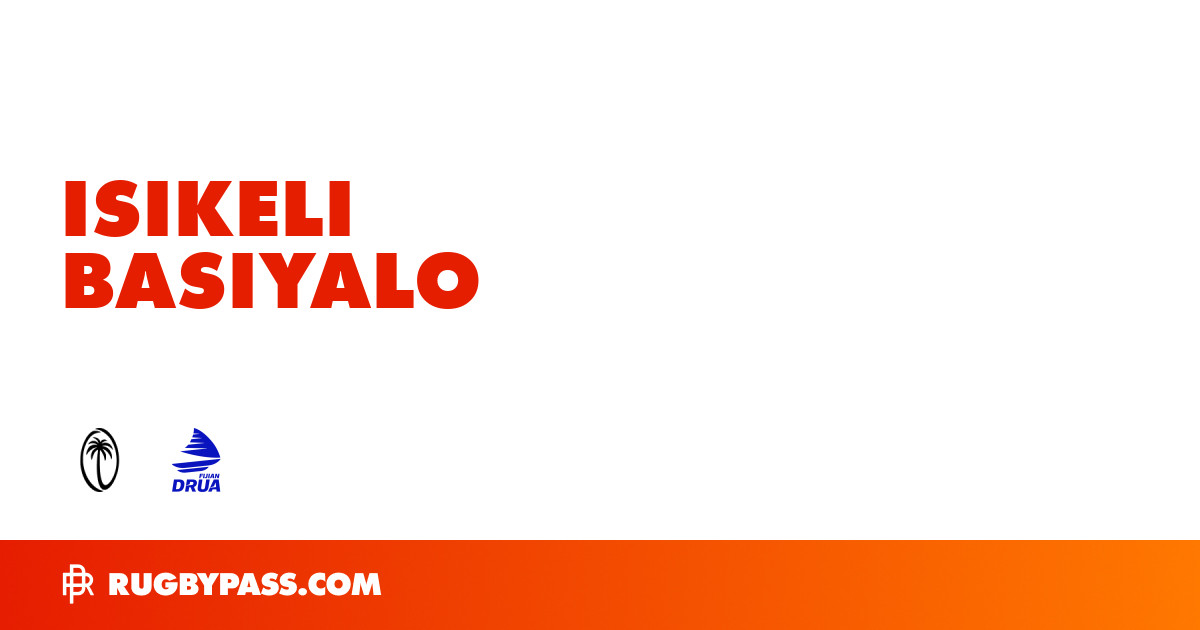 Isikeli Basiyalo Rugby Bio | News, Stats, Age, Height & Team | RugbyPass
