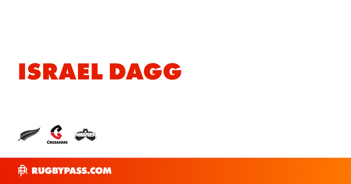 Israel Dagg Rugby Bio | News, Stats, Age, Height & Team | RugbyPass