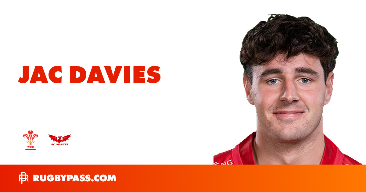 Jac Davies Rugby Bio | News, Stats, Age, Height & Team | RugbyPass
