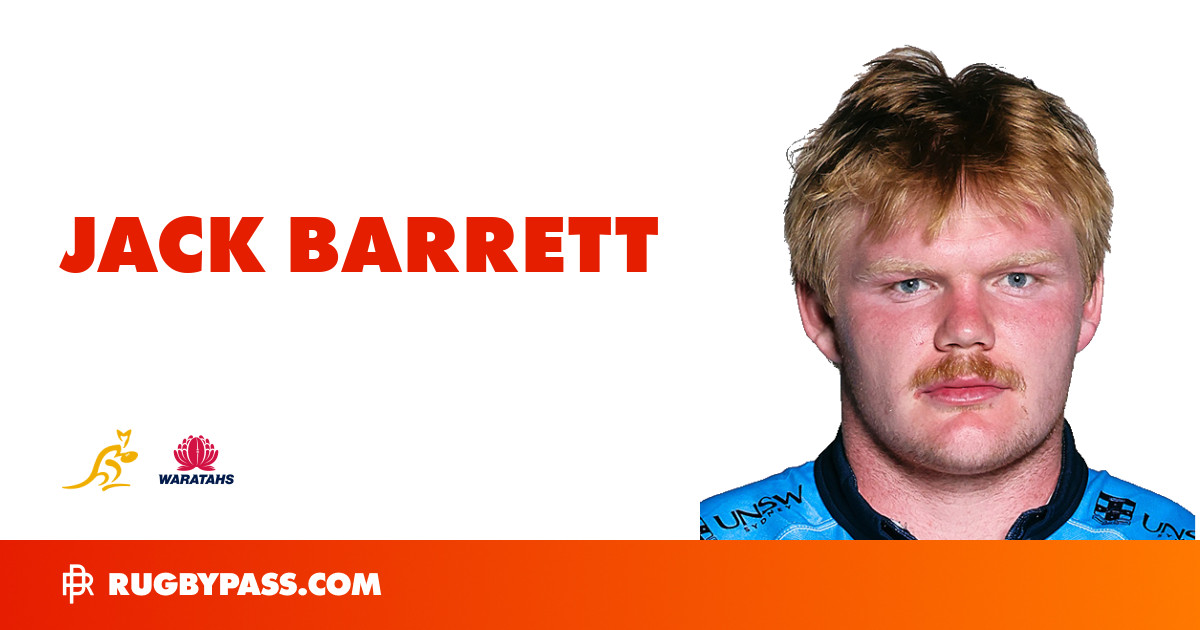 Jack Barrett Rugby Bio | News, Stats, Age, Height & Team | RugbyPass