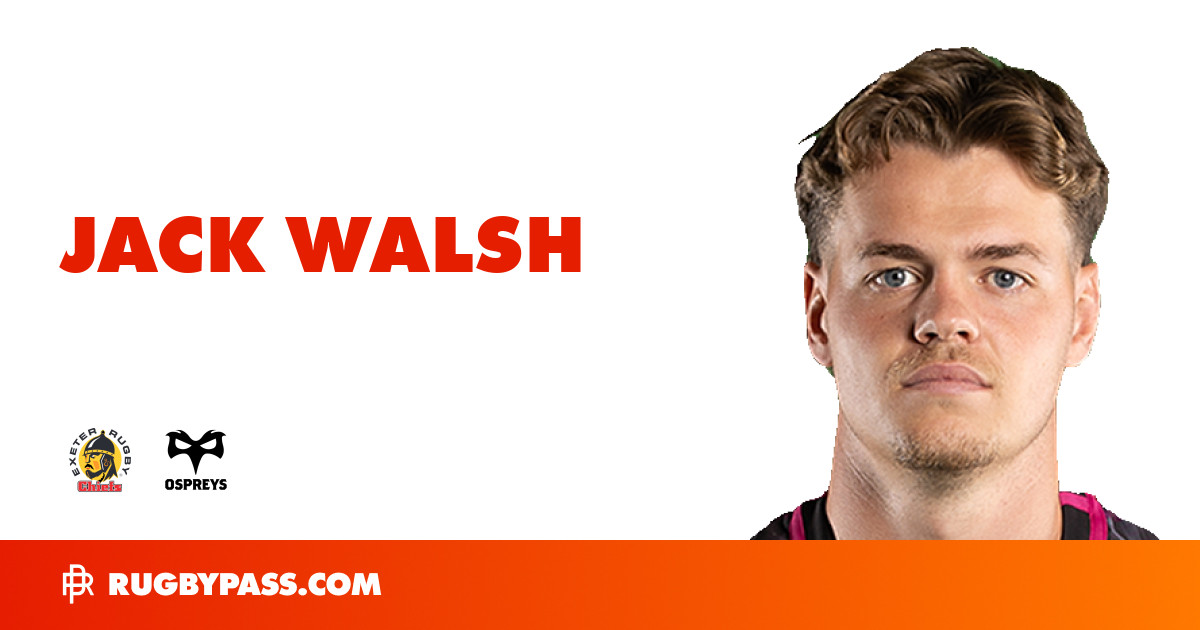 Jack Walsh Rugby Bio | News, Stats, Age, Height & Team | RugbyPass