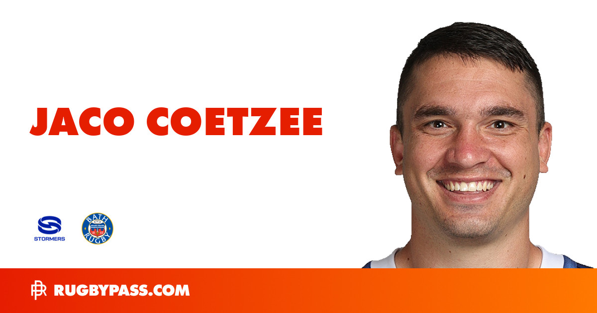 Jaco Coetzee Rugby Bio | News, Stats, Age, Height & Team | RugbyPass