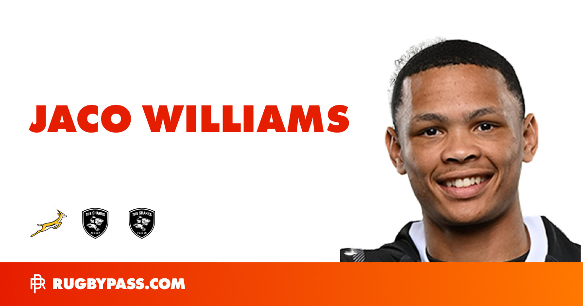 Jaco Williams Rugby Bio | News, Stats, Age, Height & Team | RugbyPass