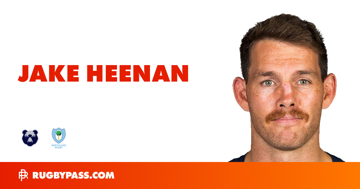 Jake Heenan Rugby Bio | News, Stats, Age, Height & Team | RugbyPass