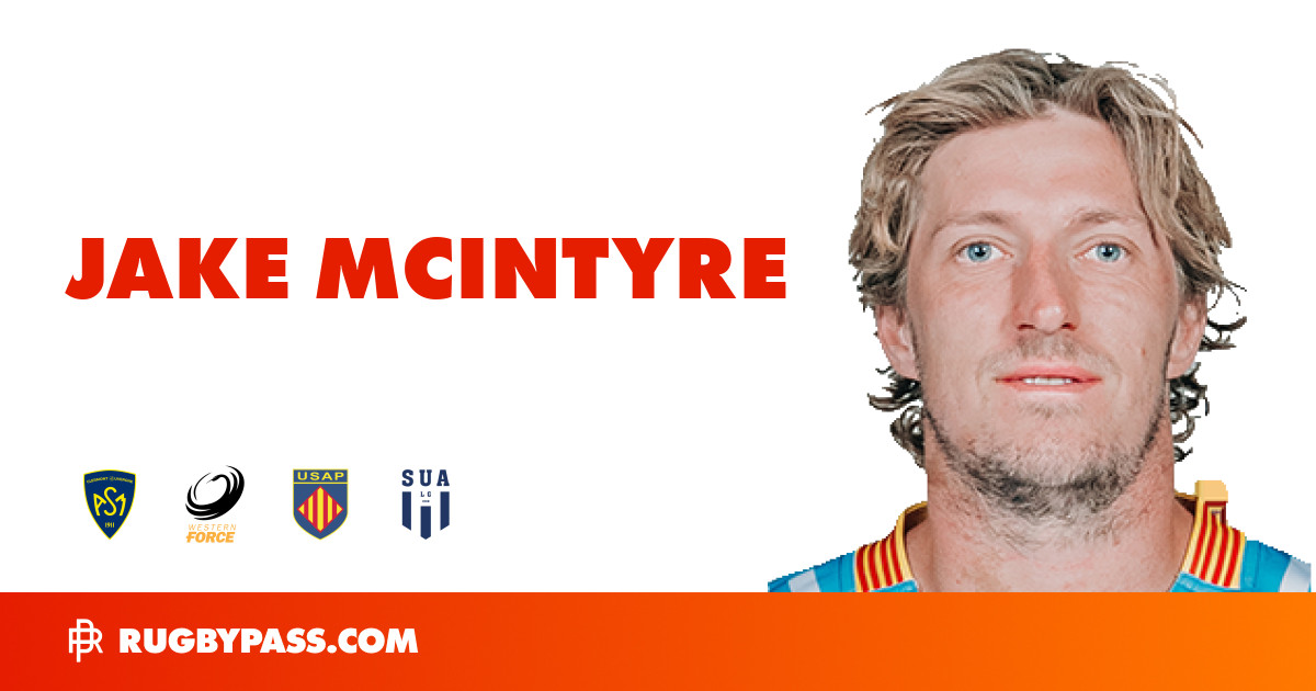 Jake McIntyre Rugby Bio | News, Stats, Age, Height & Team | RugbyPass