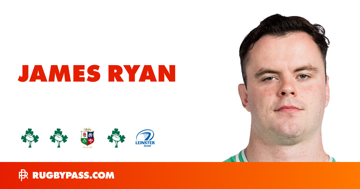 James Ryan Rugby | James Ryan News, Stats & Team | RugbyPass