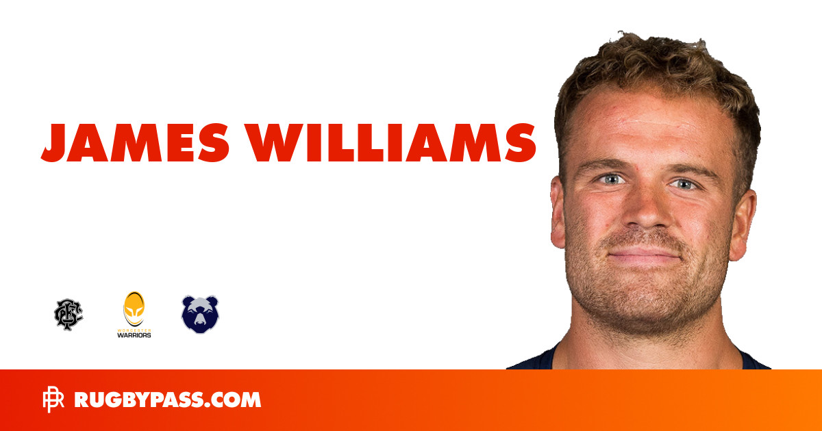 James Williams Rugby Bio | News, Stats, Age, Height & Team | RugbyPass