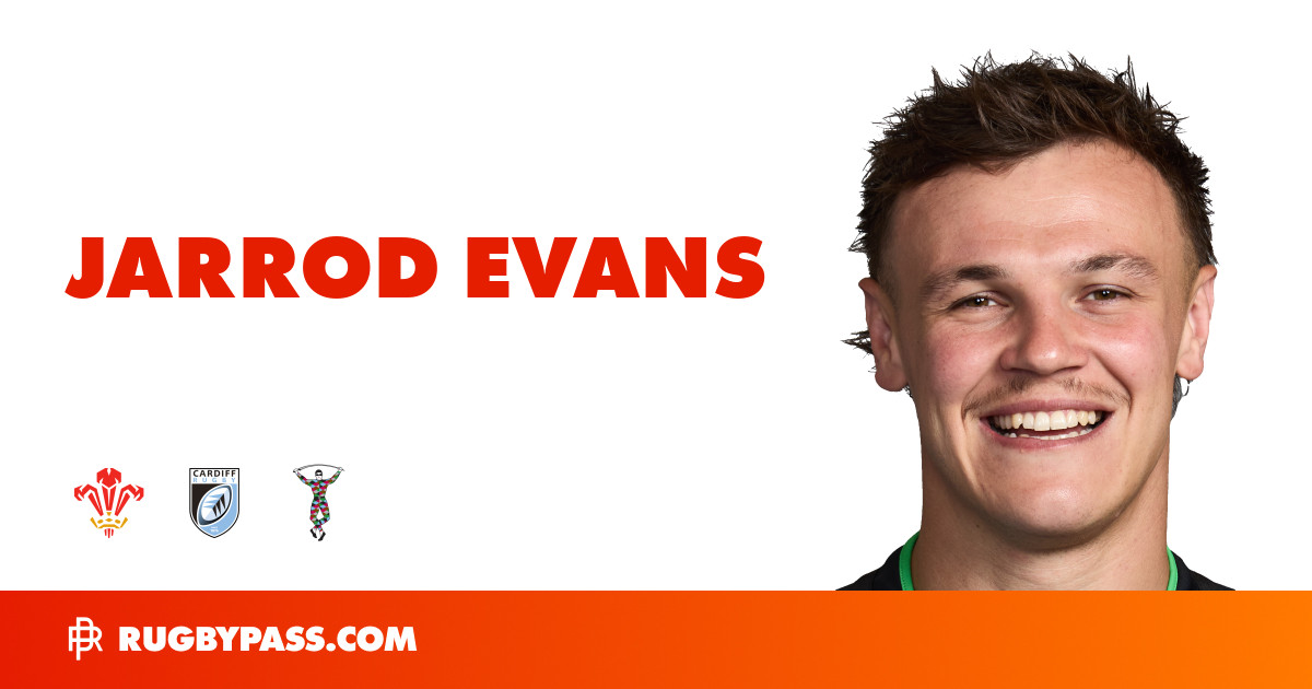 Jarrod Evans Rugby Bio | News, Stats, Age, Height & Team | RugbyPass